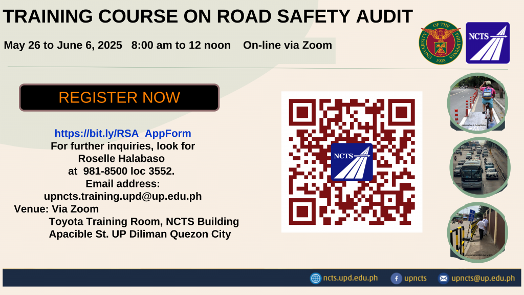 Training Course on Road Safety Audit – National Center for ...